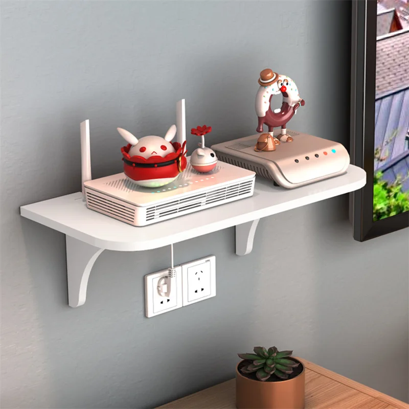 Router Box Office Media Decor Camera Stand Shelves Wall Mounted Storage ...