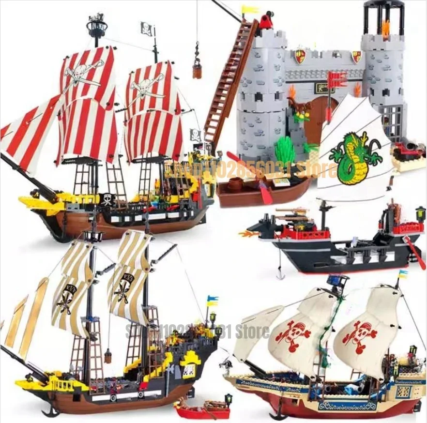 MOC-Military-Pirate-Building-Blocks-Pirates-and-Royal-Guards-Battle ...
