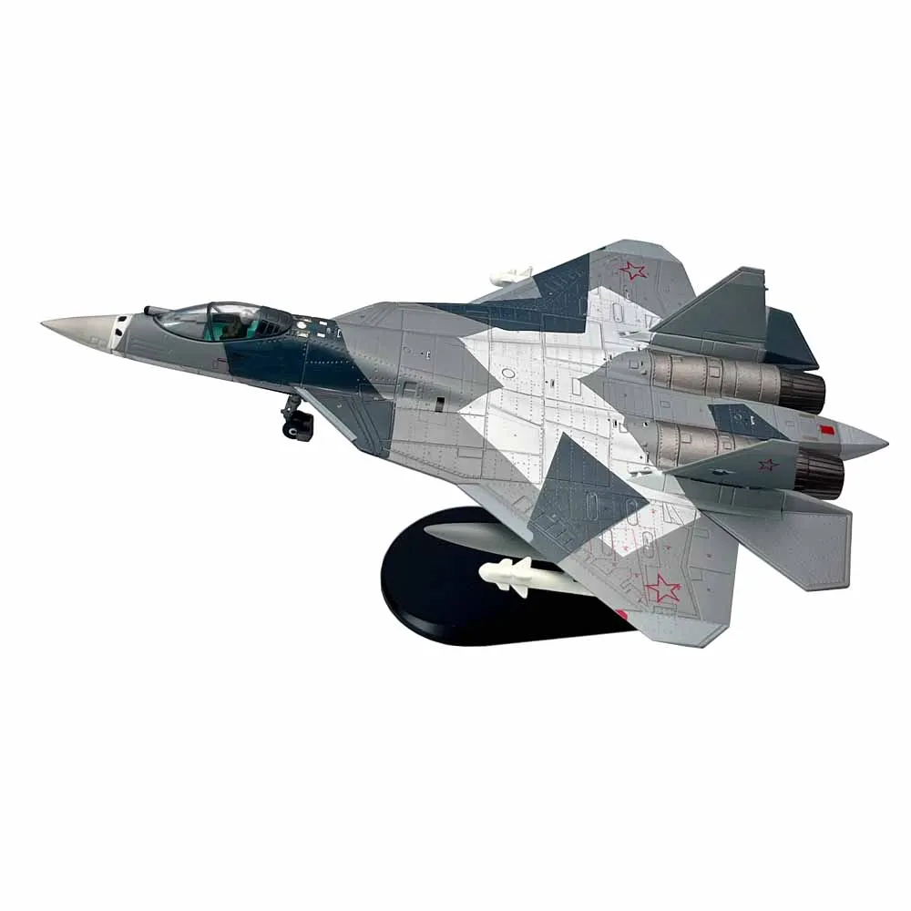 1-100-Scale-Russian-SU57-Sukhoi-SU-57-Fighter-Jet-Airplane-Metal ...