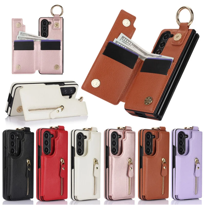 Flip-PU-Leather-Stand-Card-Solt-Phone-Case-with-Ring-Holder-For-Samsung ...