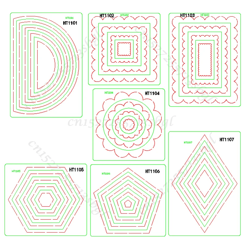 Removable Geometry Cutting dies - New Die Cutting And Wooden Mold ...