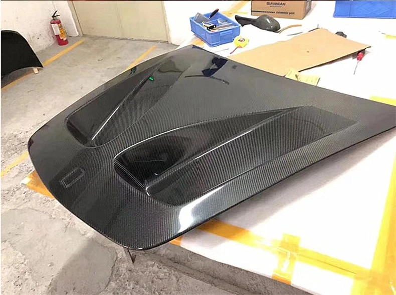 For Ferrari 430 Real Carbon Fiber Front Bumper Engine Hood Bonnet Vent ...