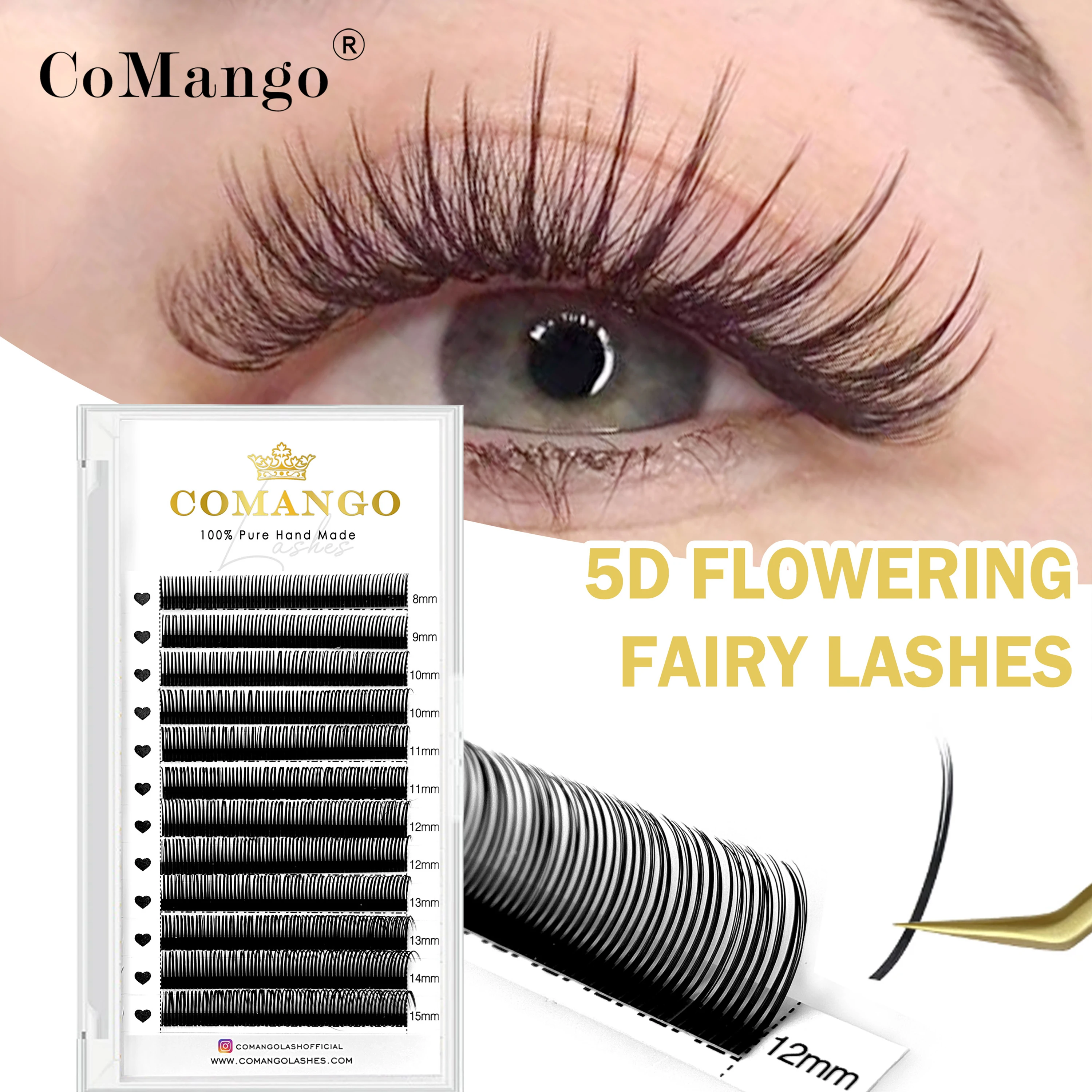 Most Natural Eyelash Extensions: A Comprehensive Review of the CoMango ...