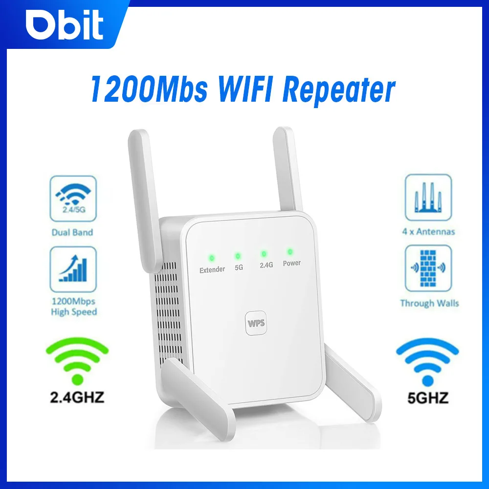 Dbit-AC1200M-Wireless-Signal-Expansion-Amplifier-Dual-band-WiFi ...