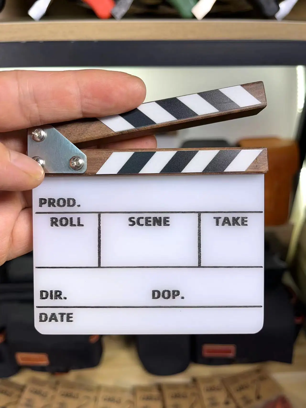 CINEGEARmini-scene-recording-board-Black-walnut-feature-board-Hollywood ...