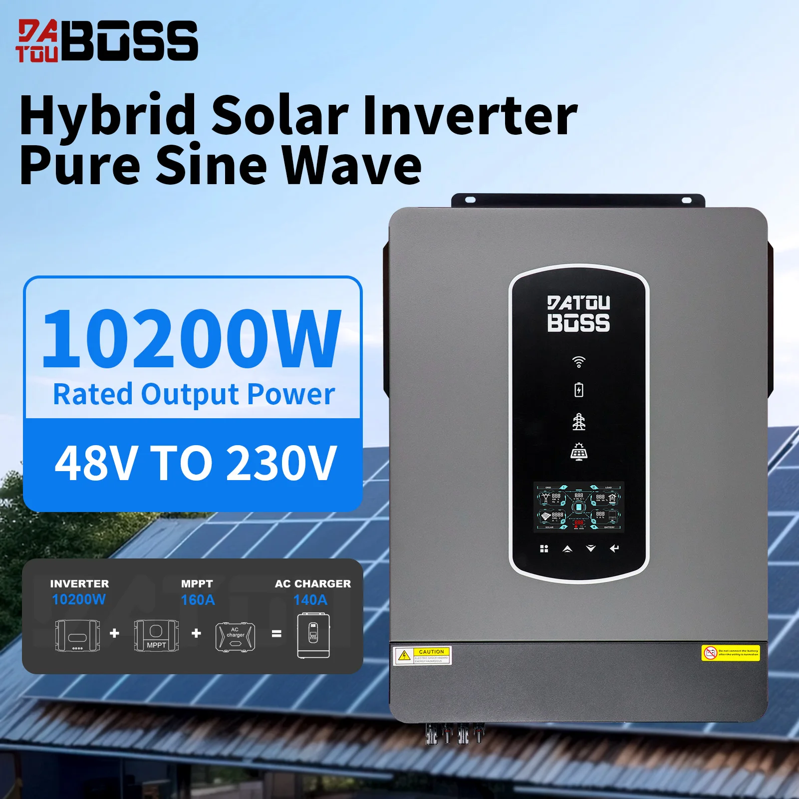 DATOUBOSS-Solar-Hybrid-Inverter-48V-10200W-Supports-Connection-to ...