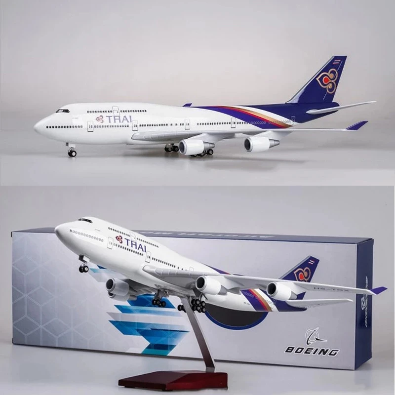 1-160-Scale-Large-Model-Airplane-Airbus-A380-THAI-AirPlane-Model ...