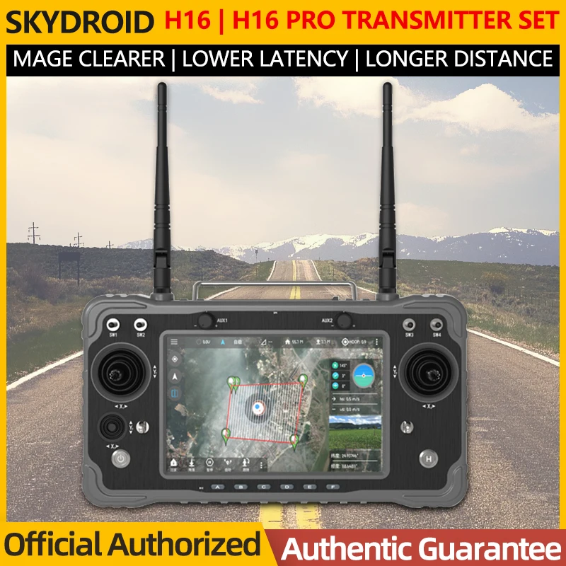 SKYDROID-H16-H16-Pro-Transmitter-Radio-Remote-Control-2-4GHz-16CH-1080P ...