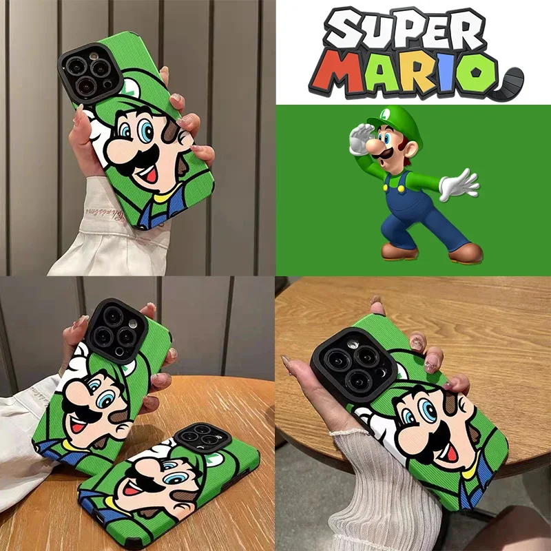 Super-Mario-Luigi-Cartoon-Phone-Case-Anti-abras-o-capa-protetora ...