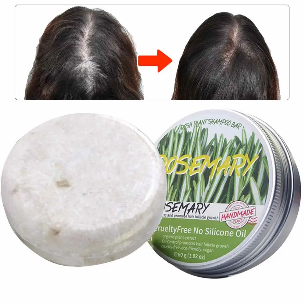 Rosemary Shampoo Soap Repair Damaged Beauty Hair Care Prevent Hair Loss ...