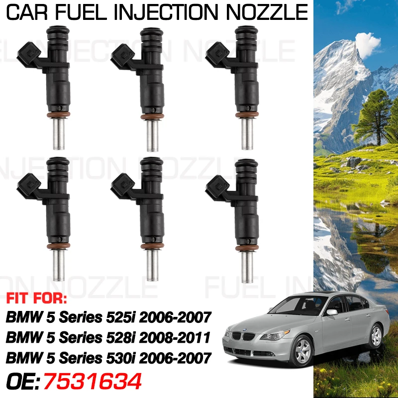 7531634-1x-Car-Fuel-Injectors-Nozzle-Injection-for-BMW-5-Series-525i ...