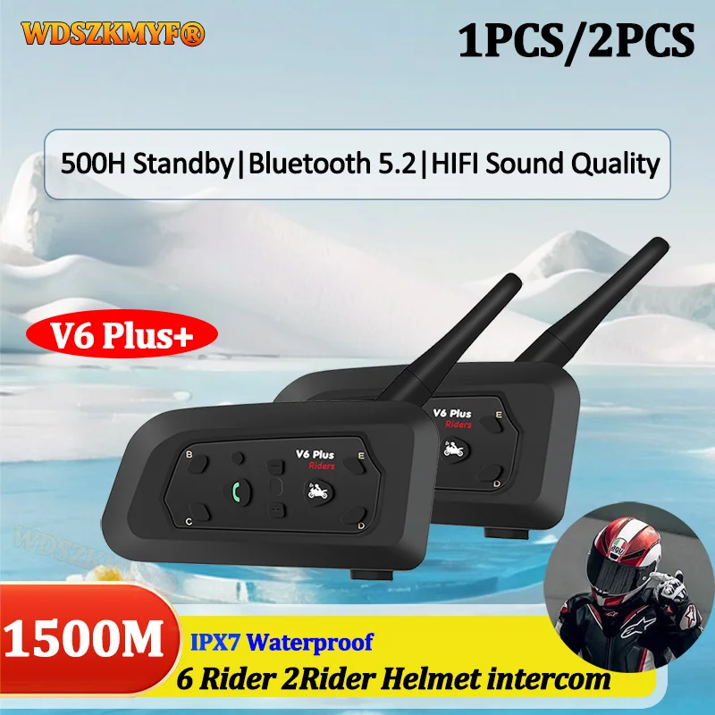 2PCS-Motocicleta-Bluetooth5-1-Capacete-Headset-Intercom-para-Moto ...