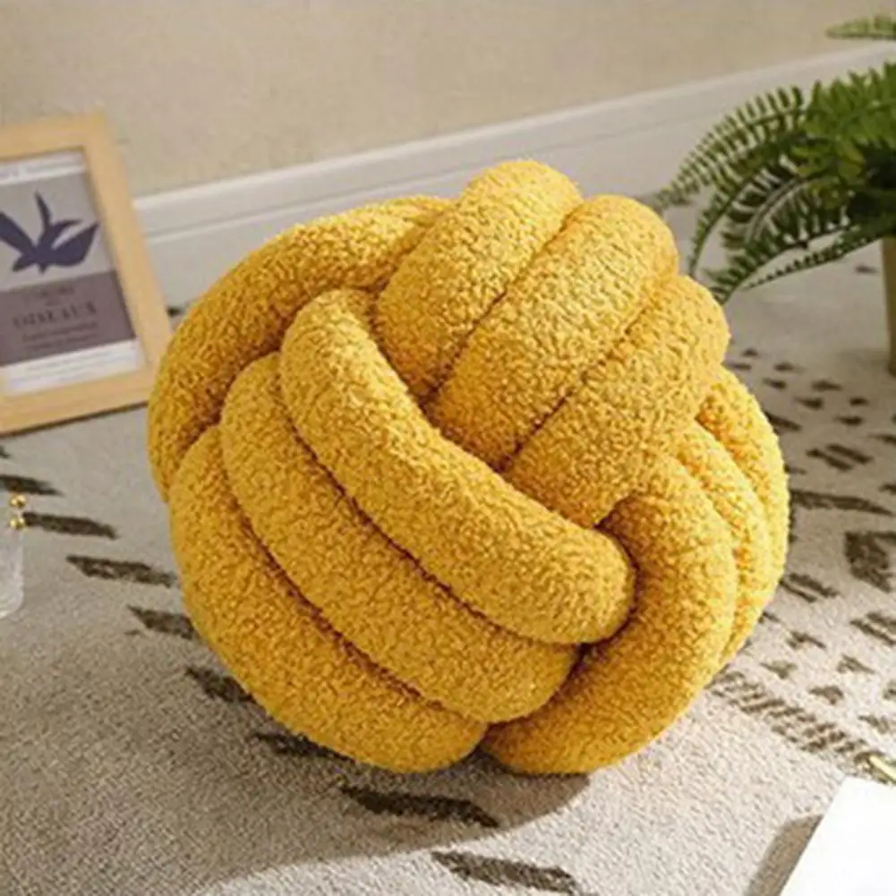 Excellent-Knotted-Ball-Throw-Pillow-Exquisite-Workmanship-Companionship ...
