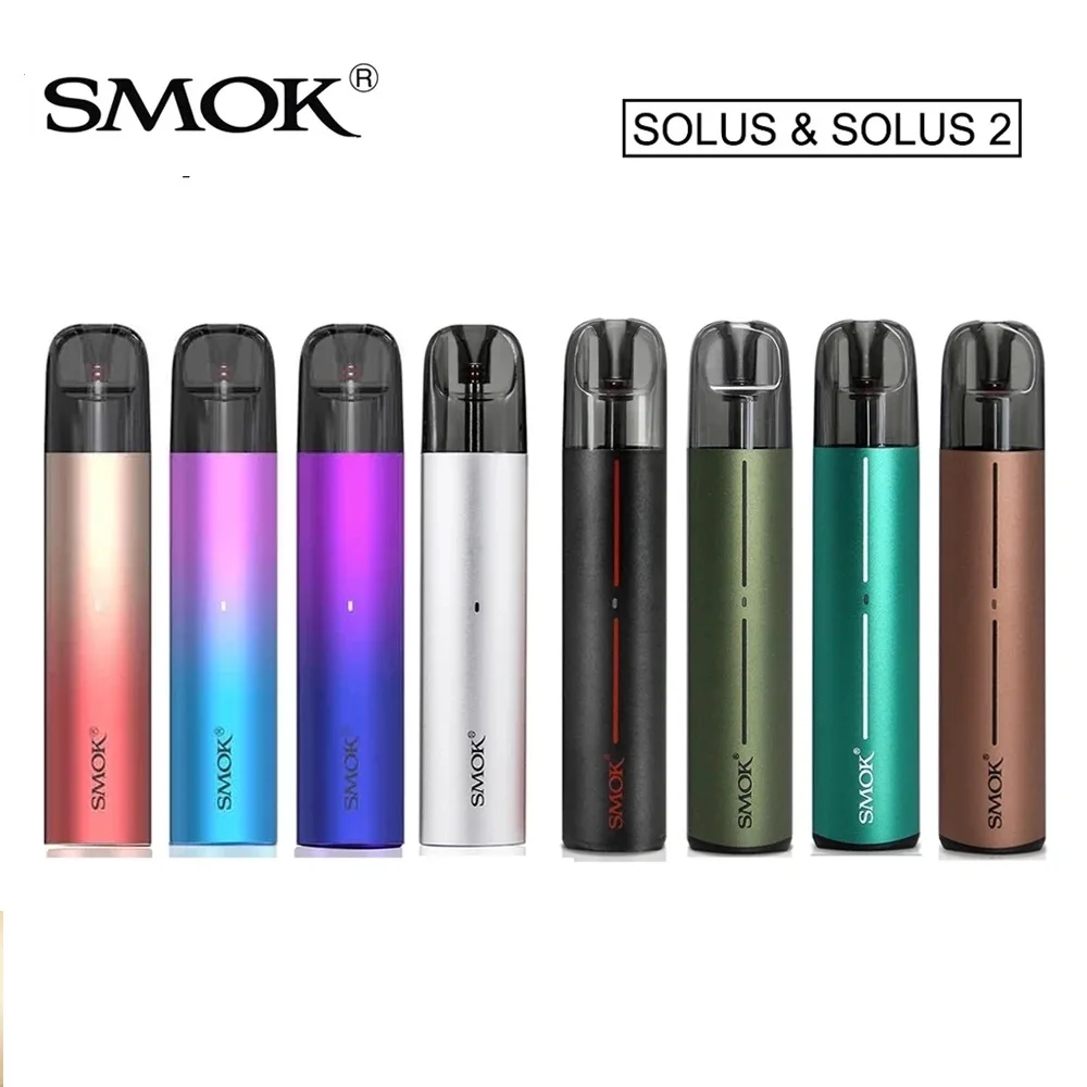 Original SMOK SOLUS & SOLUS 2 Pod Kit 15W 700mAh 2.5ml Cartridge Meshed ...