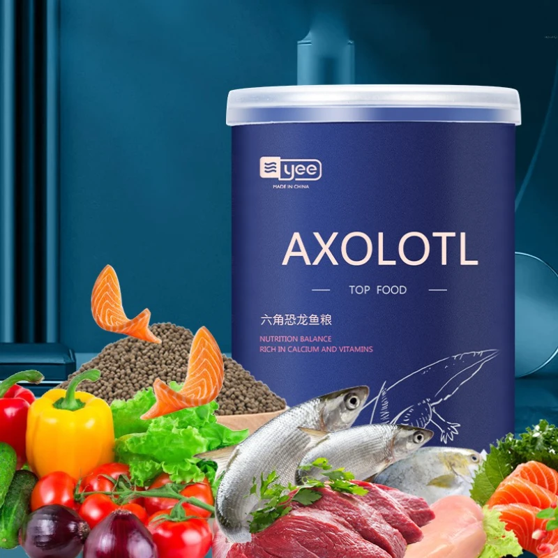 YEE Axolotl Pro Sinking Pellets - High-Protein Salamander Diet with ...
