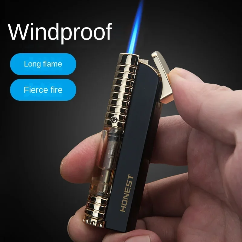 Honest-Turbo-Cigarette-Lighter-Ultra-thin-Inflatable-Windproof-Lighter ...