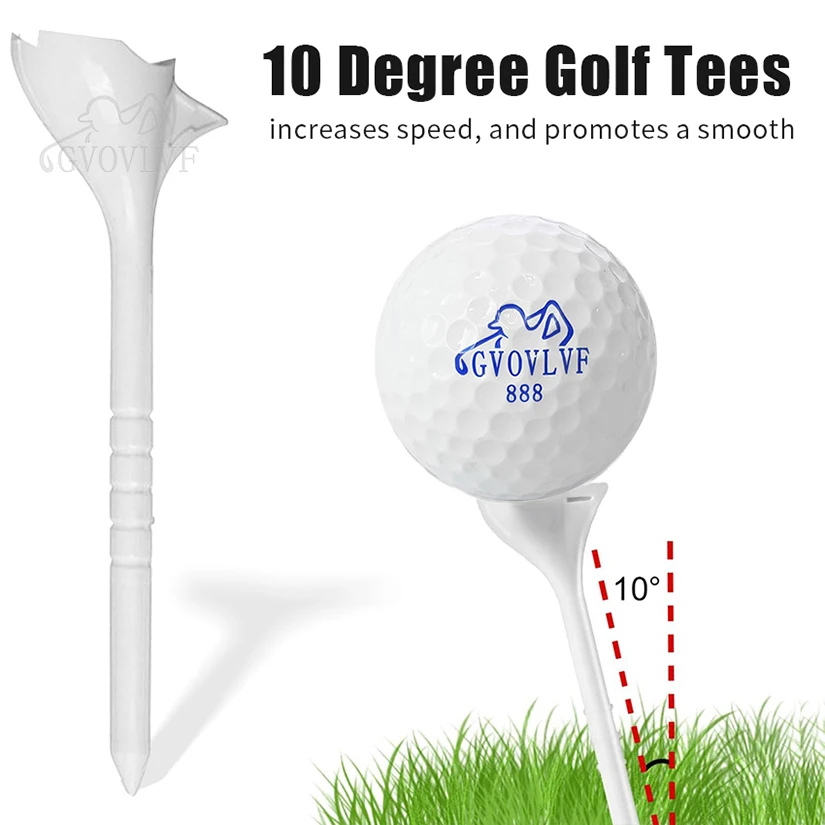10pcs-Outdoor-Golf-Tees-Golf-10-Degree-Tee-for-Training-Golf-Hitting ...