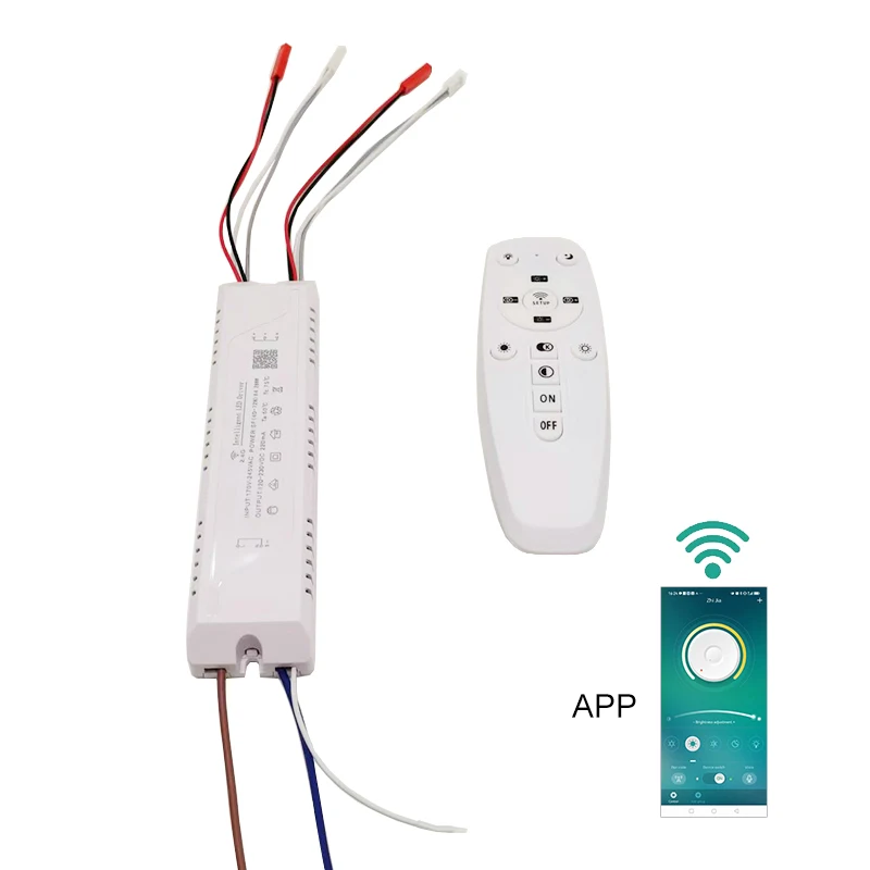 2-4G-Intelligent-LED-Driver-Remote-Control-Power-Supply-Dimming-Color ...