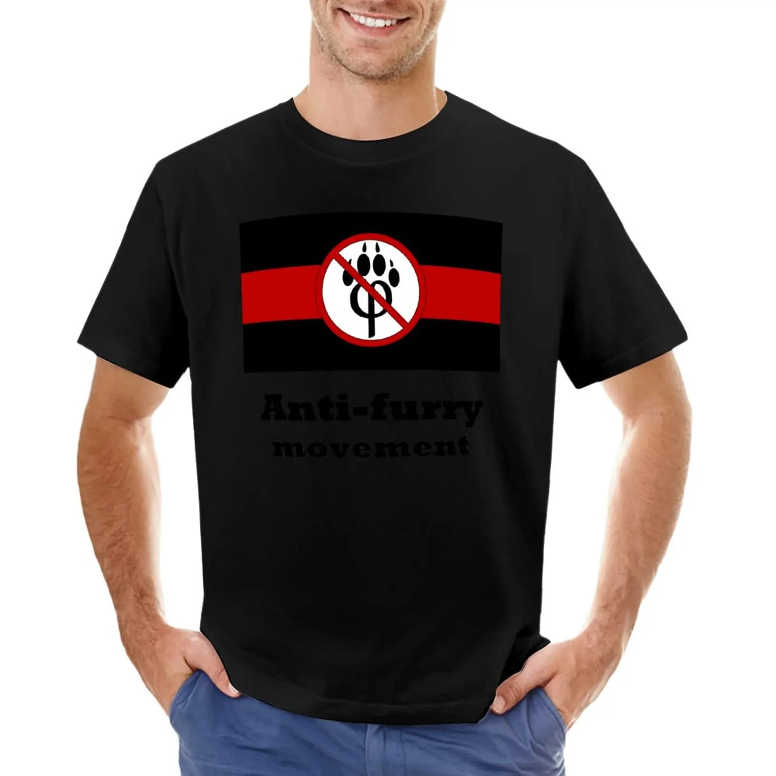 Anti-furry-movimento-T-Shirt-T-shirt-anime-roupas-heavyweight-t-shirts ...