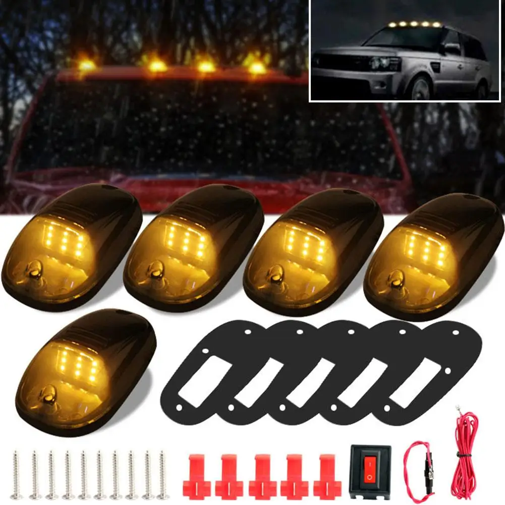 5pcs-set-Solar-Powered-Cab-Lights-Solar-Powered-Cab-Lights-For-Truck-No ...