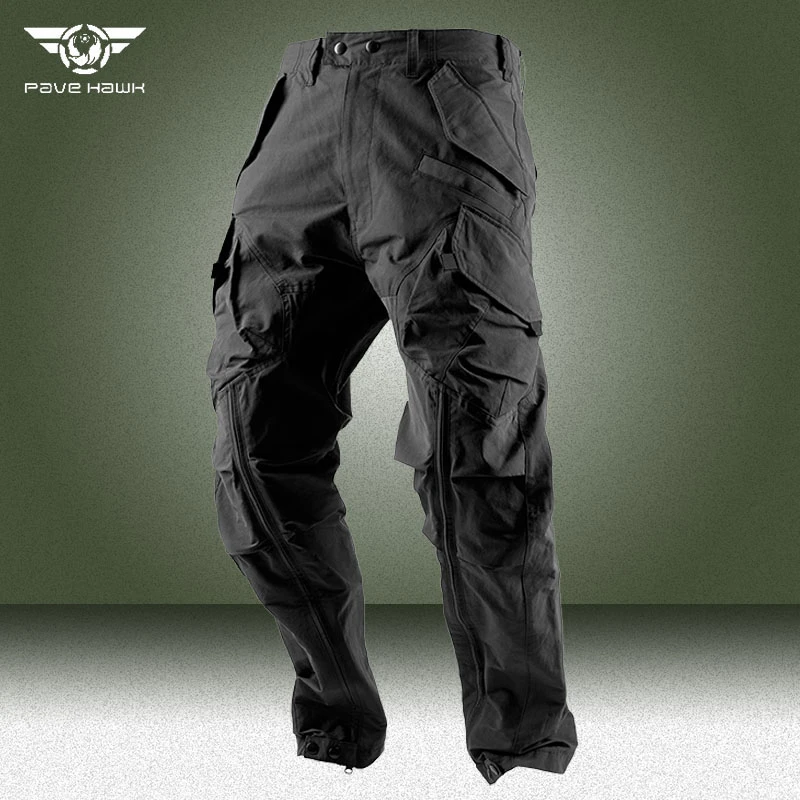 Multi-zip Cargo Pants Men Military Multi-pocket Swat Combat Trousers Male Outdoor Waterproof ...