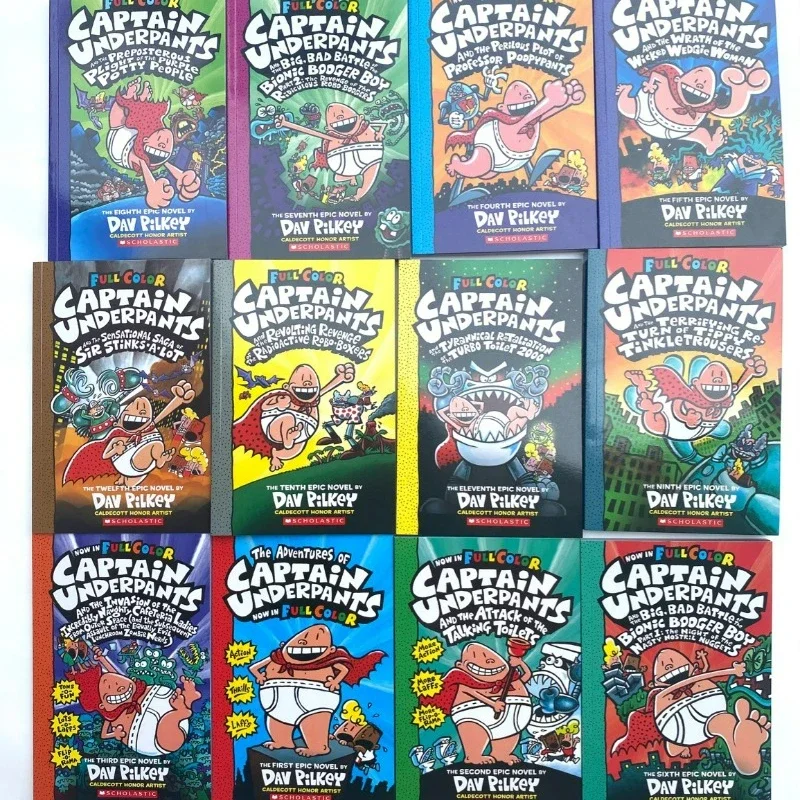 The-Ultimate-Collection-of-Captain-Underpants-Set-of-12-Dav-Pilkey ...