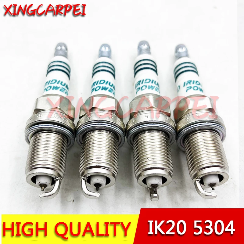 이리듐 IK20 5304 전원 점화 플러그 4 개, 도요타 혼다 닛산 마쯔다 볼보용 전원 플러그|스파크 플러그 & 예열 플러그 ...