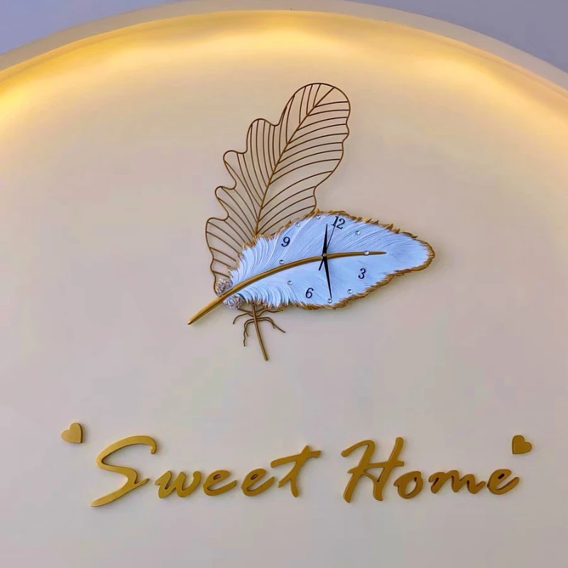 LED-Wall-Clock-Home-Decor-Light-Luxury-Wall-Clocks-Modern-Design-Living ...