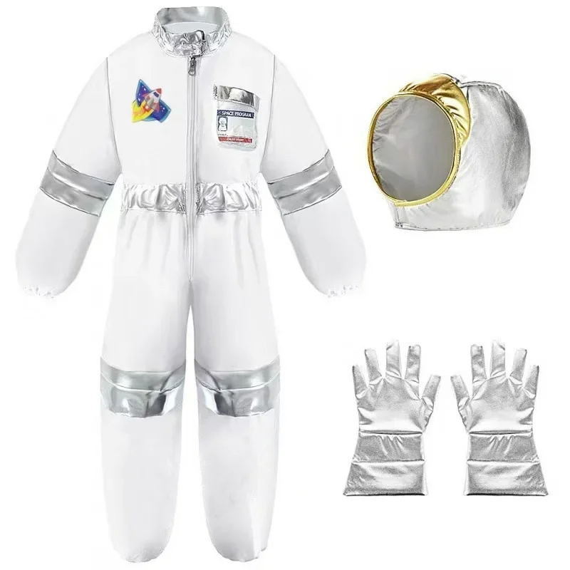 Spaceman Space Suit Cosplay Costume Children Astronaut Boys Girls ...