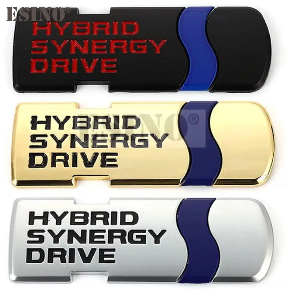 Hybrid-Synergy-Drive-Car-Adhesive-Sticker-Badge-Decal-Zinc-Alloy-Fender ...
