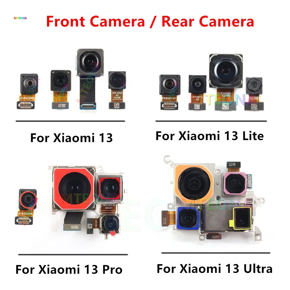 For Xiaomi 13 Pro Ultra Mi 13 Lite Back Backside Selfie Facing View ...