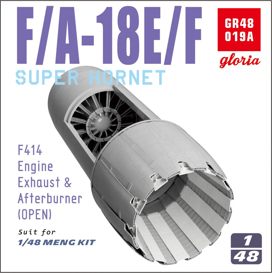 Galaxy F/A-18E/F Super Hornet F414 Engine Exhaust & Afterburner (Open ...