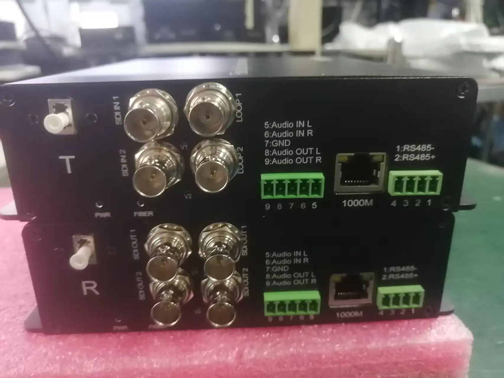 2CH 3G SDI, 1GB Ethernet, Audio, RS485 Data, Multi-Signals Transmission ...