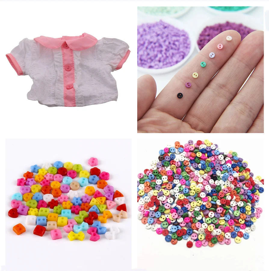 250pcs-3mm-4mm-5mm-6mm-Mini-Plastic-Buttons-For-Dolls-Soft-Toys-Clothes ...