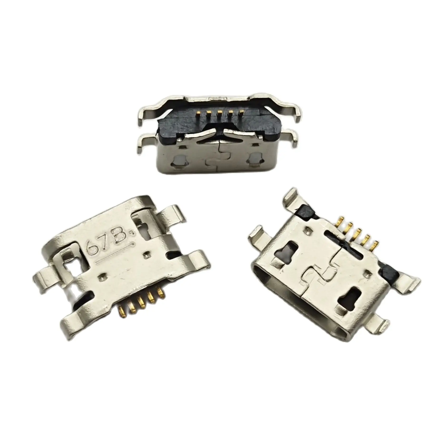 50pcs Micro USB Charge Jack Port Plug Socket Charging Dock Connector ...