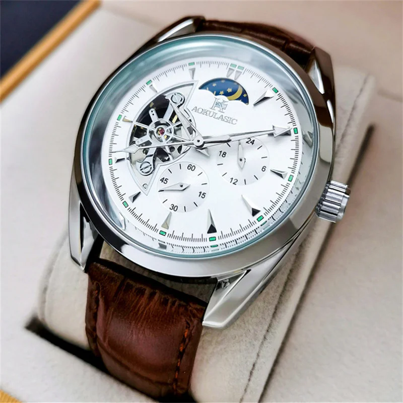 AOKULASIC-Men-Wristwatch-Automatic-Mechanical-Waterproof-Sport-Original-Male-Clock-Top-Brand ...