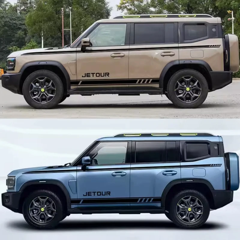 Car-Decals-Fit-for-JETOUR-Traveler-T2-2023-Modified-Body-Color-Strips ...