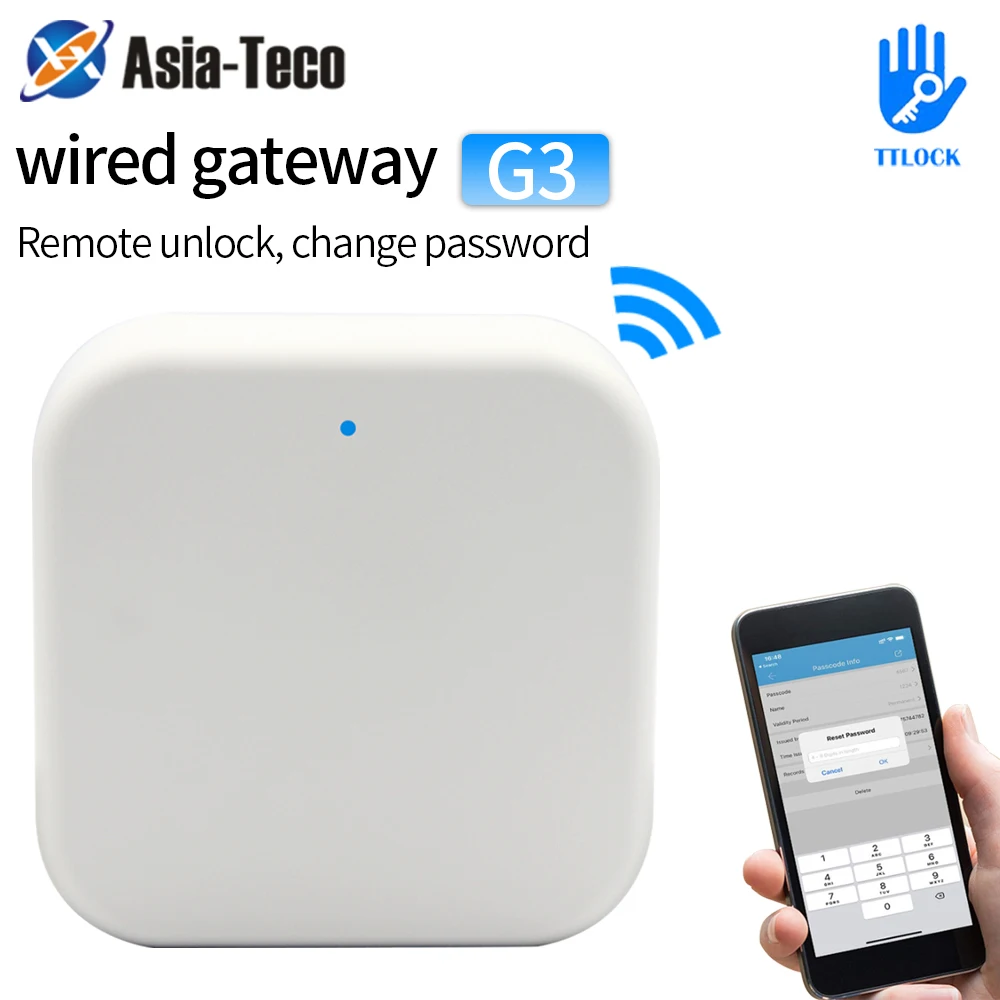 Ttlock Alkalmazás Távirányító Új Rj45 G3 Vezetékes Gateway Bluetooth ...