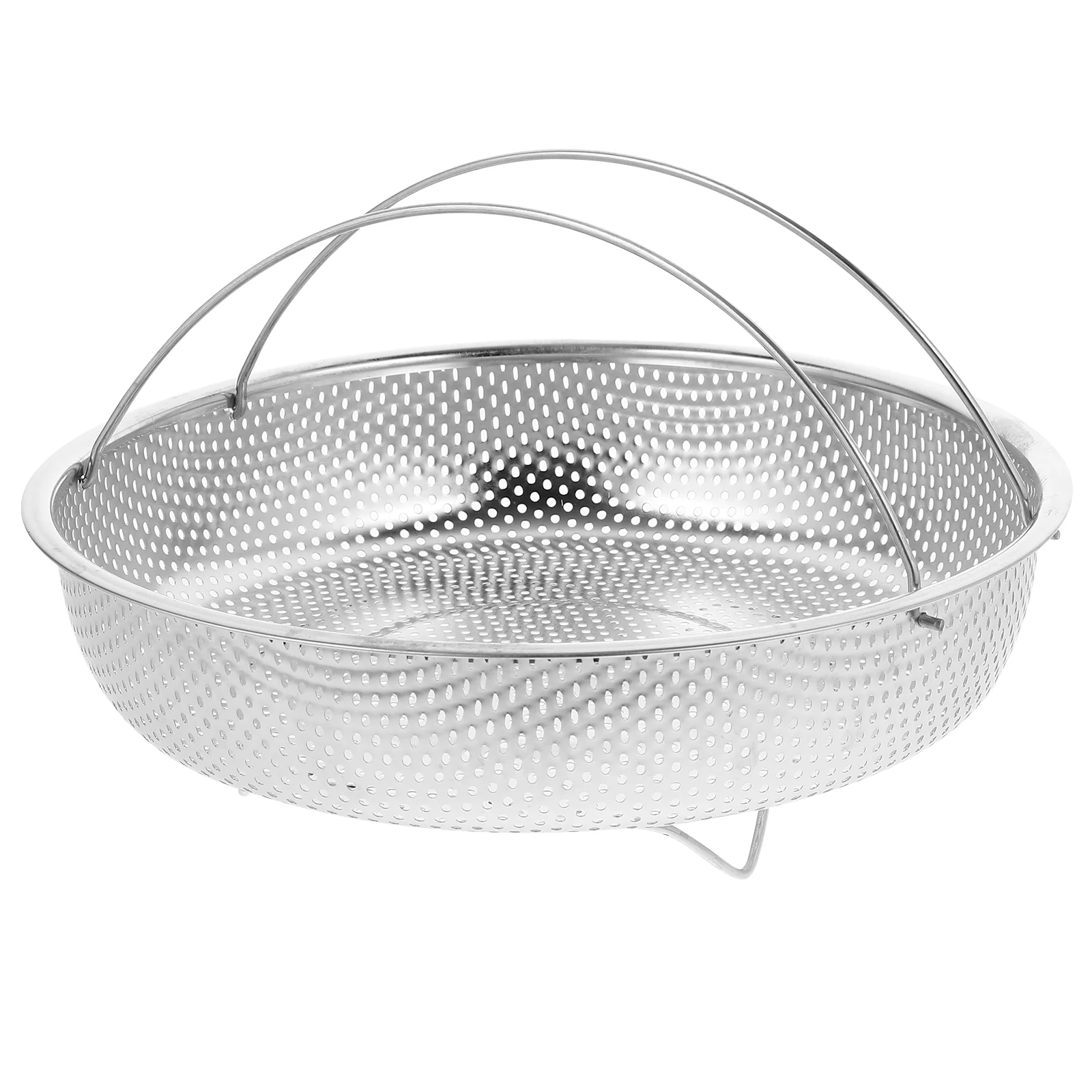Stainless Steel Steaming Basket Food Steaming Tray Double Handle Food ...