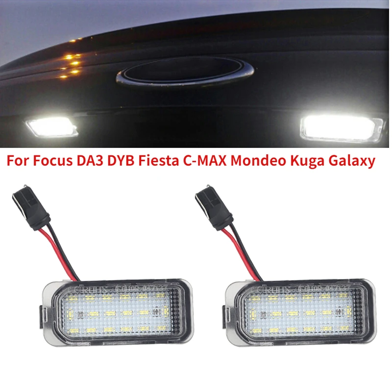 2Pcs-License-Plate-Light-12V-LED-Number-Signal-Light-For-Focus-DA3-DYB ...
