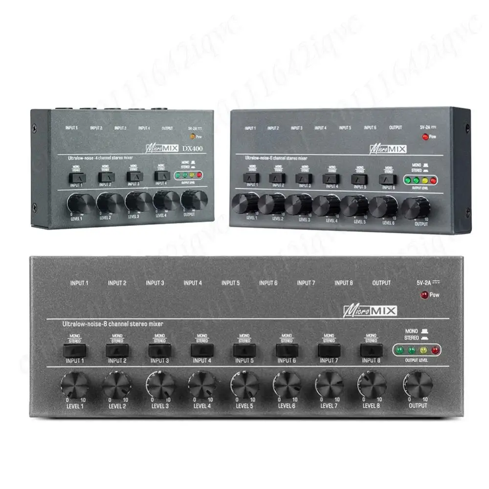 4-6-8-Channels-Line-Mixer-Easy-Operation-TYPE-C-5V-2A-Keyboards-Mixer ...