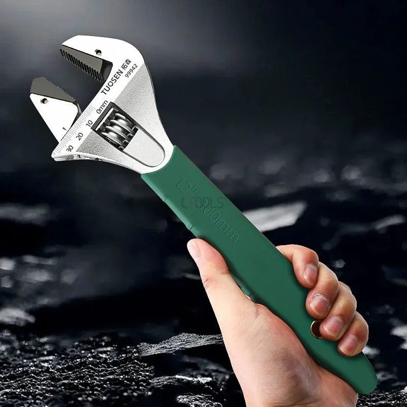 Open-Bathroom-Pipe-Adjustable-Wrench-Universal-Spanner-with-Precision ...
