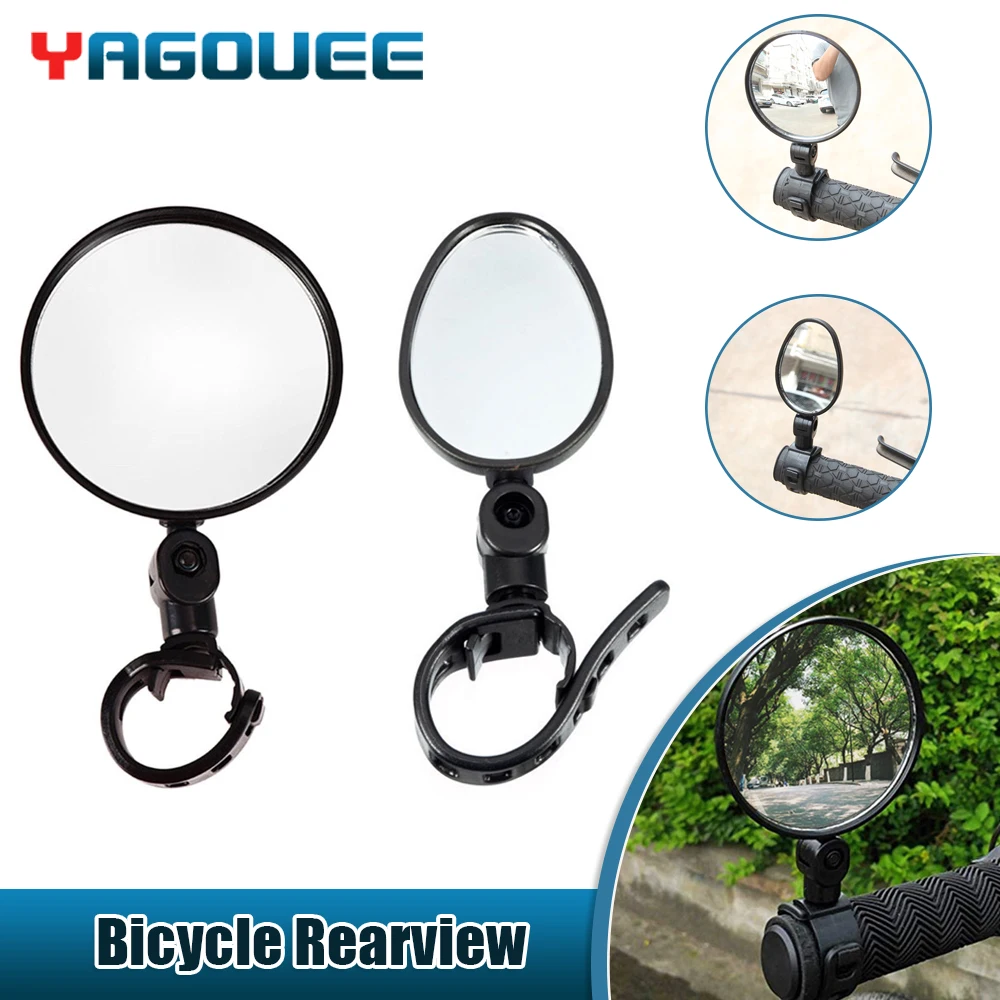 Universal-Bicycle-Rearview-Mirror-Round-Shape-Oval-Shape-Adjustable ...