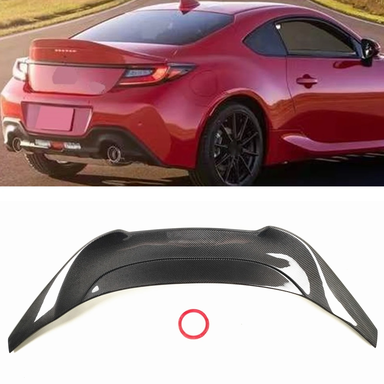For Subaru BRZ Toyota GR86 2021 2022 Rear Spoiler Wing Real Carbon ...