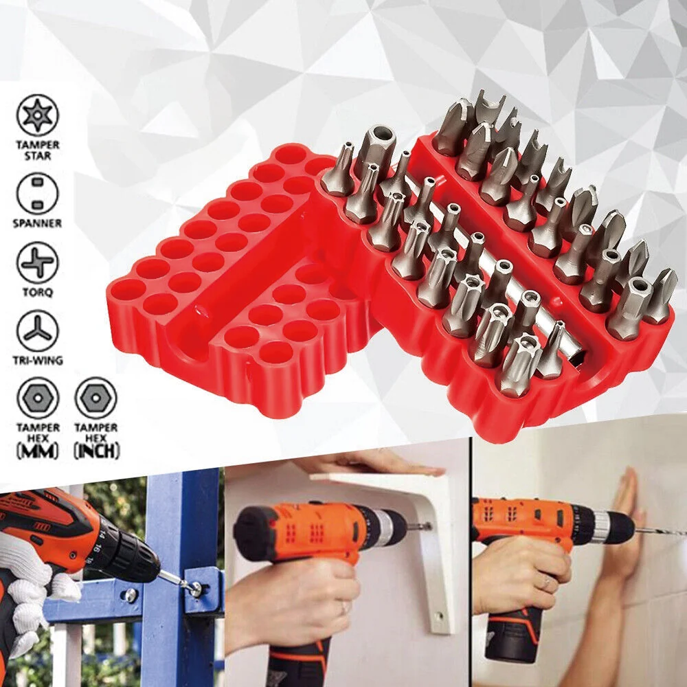 Juego-de-brocas-de-seguridad-a-prueba-de-manipulaciones-destornillador-de-33-piezas-con-soporte ...