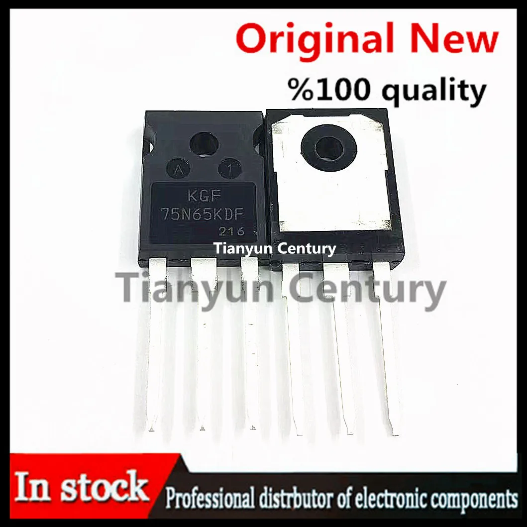 (10piece)%100 new KGF75N65KDF 75N65KDF TO-247 75A 650V IGBT Original In ...