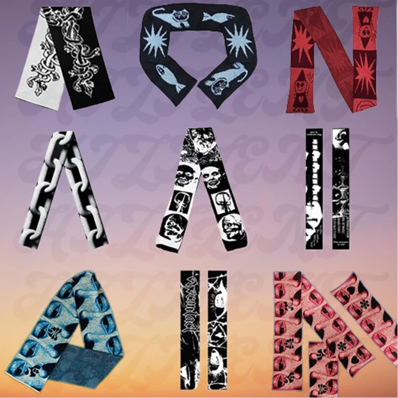 Fashion-Creative-Knitted-Women-s-Scarf-Men-s-Winter-Scarf-Y2K-Kpop ...