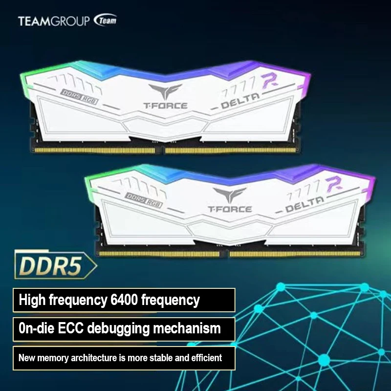 Teamgroup T-force Delta Rgb Ddr5 Ram 32gb Kit (2x16gb) 6400 7200 ...
