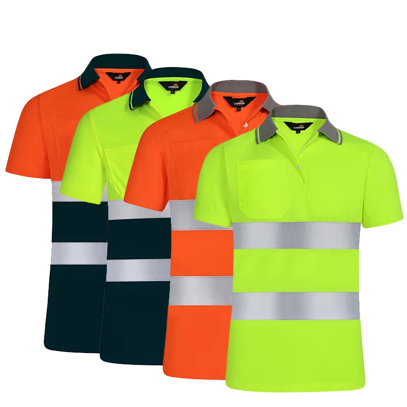 Reflective T Shirt Men High Visibility Reflective Safety Shirt Hi Vis ...