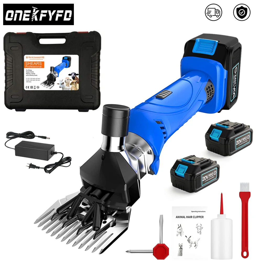 Wireless-6-Speed-13-Teeth-Electric-Sheep-Goat-Shearing-Machine-Farm ...